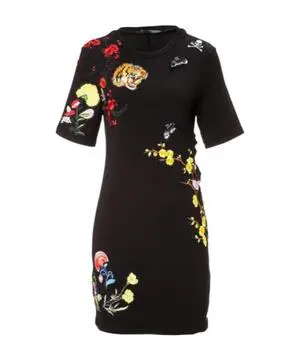 Philipp Plein Short Sleeve Dresses