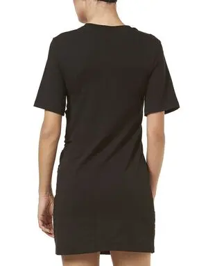 Philipp Plein Embroidered Tiger And Floral T-shirt Dress