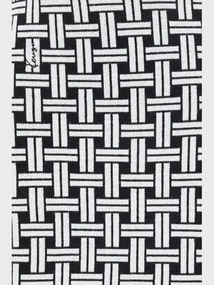Kenzo Weave Knitted Mini Skirt - Gray