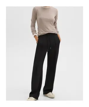 Theory High Waist Drawstring Track Pants