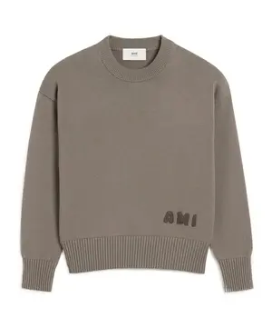 Ami Embroidered Knitwear For Men