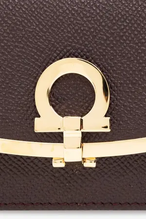 FERRAGAMO Gancini-fastening Purse - Brown