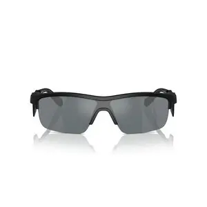 Emporio Armani Half Rim Sunglasses - Gray