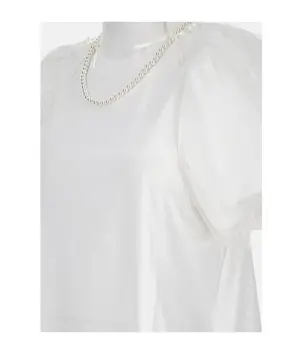 Simone Rocha Short-sleeved T-shirt With Puff Sleeves