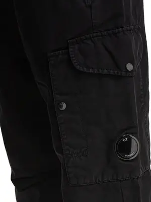 C.P. COMPANY Cargo Pants With Lens Detail - Black