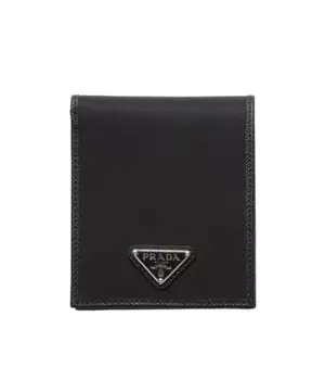 Prada Logo Plaque Wallet