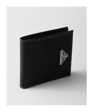 Prada Logo Plaque Wallet