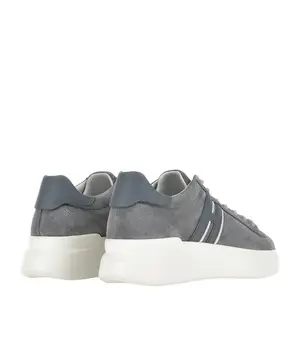 Hogan H-logo Suede Low-top Sneakers - Grey