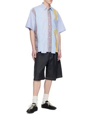 Comme Des Garçons Homme Patchwork Shirt