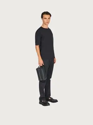 FERRAGAMO Embossed Logo Travel Pouch