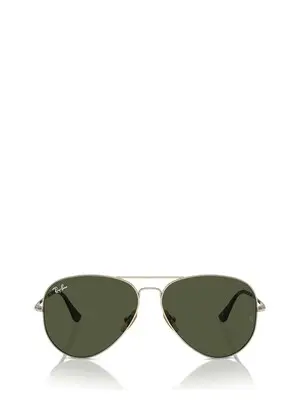 Ray-ban Aviator Titanium Sunglasses - Green