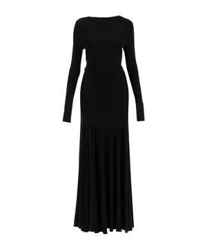 Christopher Esber Long Sleeve Backless Gown