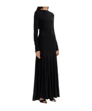 Christopher Esber Long Sleeve Backless Gown