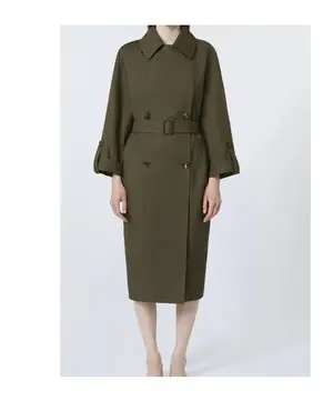 Max Mara Kimono-sleeves Trench Coat