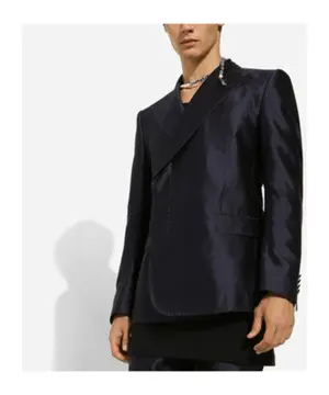 Dolce & Gabbana Dolce Gabbana Double-breasted Sicilia-fit Jacket - Black