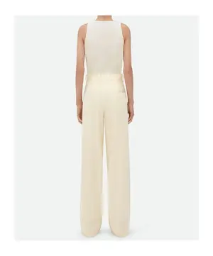 Bottega Veneta Pleated Wide Leg Trousers