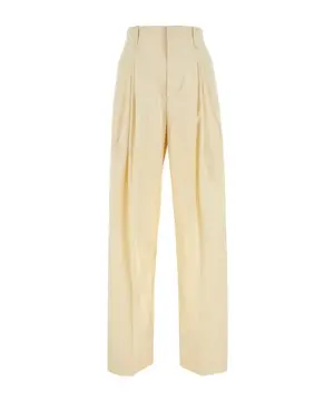 Bottega Veneta Pleated Wide Leg Trousers