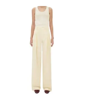 Bottega Veneta Pleated Wide Leg Trousers