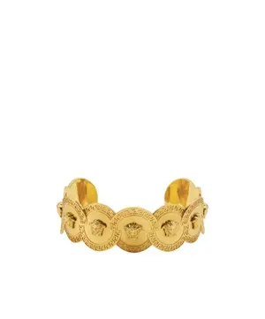 Versace Tribute Medusa Cuff Bracelet - Yellow