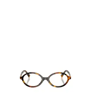 Miu Miu Oval Frame Eyeglasses - Multicolor