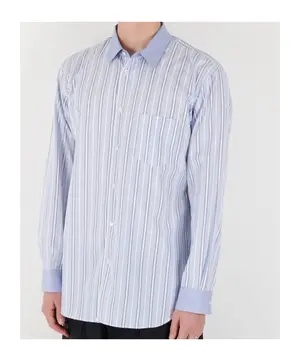 Comme Des Garçons Striped Shirt - Blue