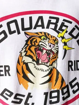 Dsquared2 Tiger Rider Printed T-shirt
