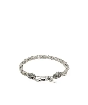 Emanuele Bicocchi Sterling Byzantine Chain Bracelet - Silver