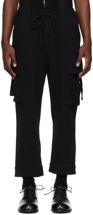 SONG FOR THE MUTE Elasticated Drawstring Cargo Pants