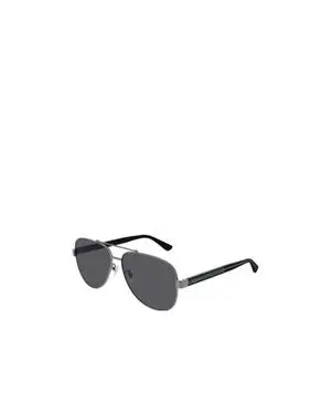 Gucci Aviator Pilot Sunglasses - Silver