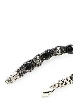 Emanuele Bicocchi Silver Beaded Bracelet