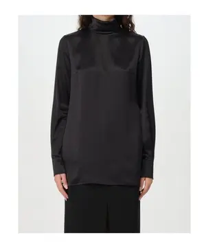 Dolce & Gabbana High Neck Satin Blouse