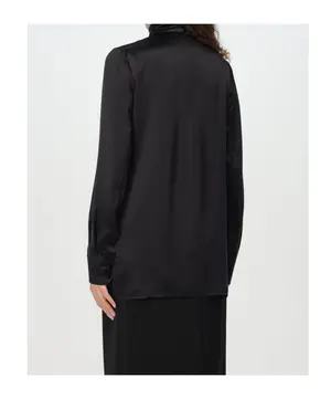 Dolce & Gabbana High Neck Satin Blouse