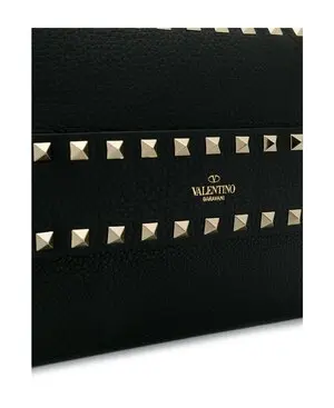 Valentino Garavani Small Rockstud Grainy Calfskin Crossbody Bag