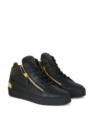 GIUSEPPE ZANOTTI High-top Skate Sneakers With Zip Detail