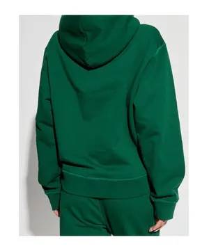 Dsquared2 Logo Print Drawstring Hoodie - Green