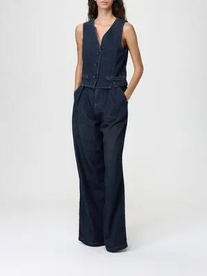 TWINSET Denim Boxy Waistcoat