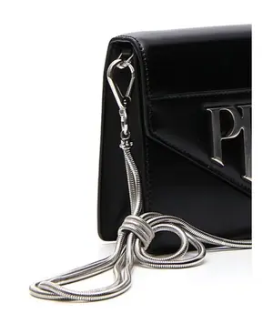 Prada One-shoulder Woc With Silver Tone Logo