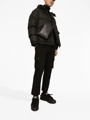 Dolce & Gabbana Padded Logo Jacket - Black