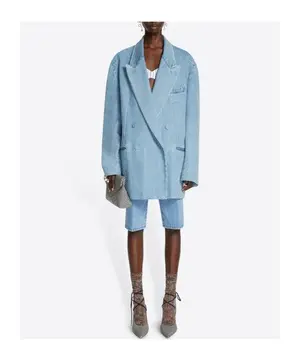 Dries Van Noten Double-breasted Denim Blazer