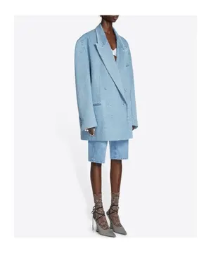 Dries Van Noten Double-breasted Denim Blazer