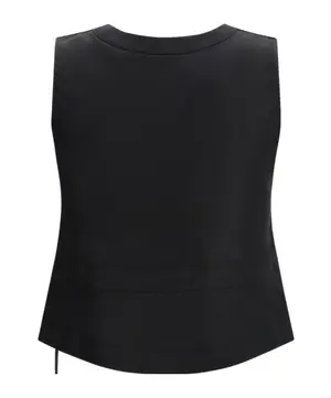 Sacai Suiting Twill Sleeveless Single-breasted Blazer