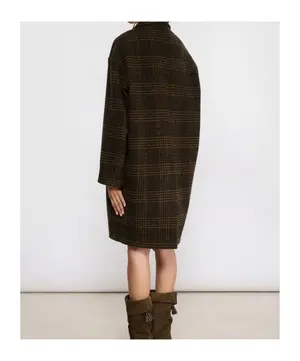 Isabel Marant Étoile Limiza Checked Coat - Brown