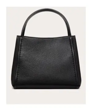 Valentino Garavani Vlogo Plaque Tote Bag - Black