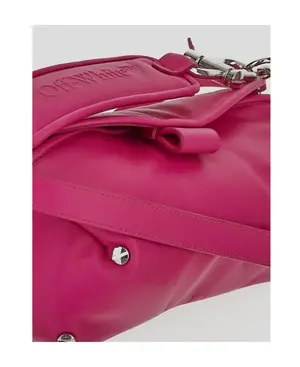 Off-White San Diego Foldover Top Shoulder Bag - Red