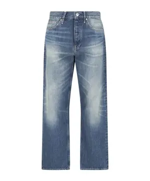 SUNFLOWER Logo-patch Denim Jeans - Blue