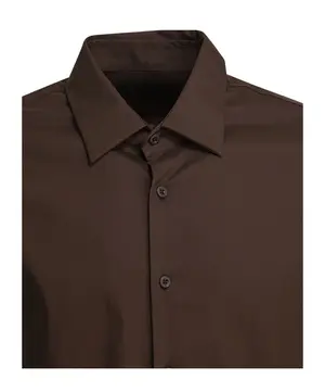 Prada Long-sleeved Poplin Shirt