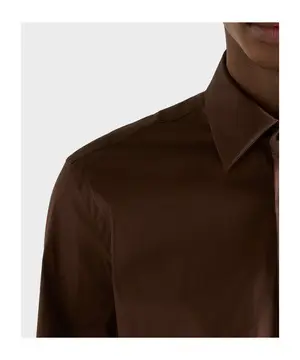Prada Long-sleeved Poplin Shirt