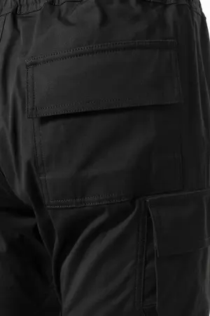 Rick Owens Drawstring Cargo Trousers - Black