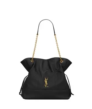 Saint Laurent Jamie 4.3 Logo Plaque Shoulder Bag - Black