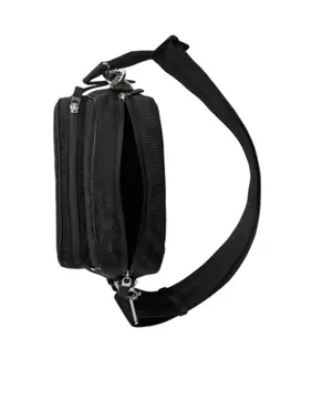Burberry Check Shoulder Strap Crossbody Bag - Black